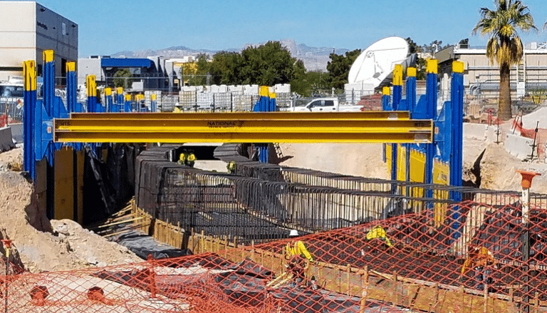 Linear Slide Rail System Used for Las Vegas Installation | Utility ...