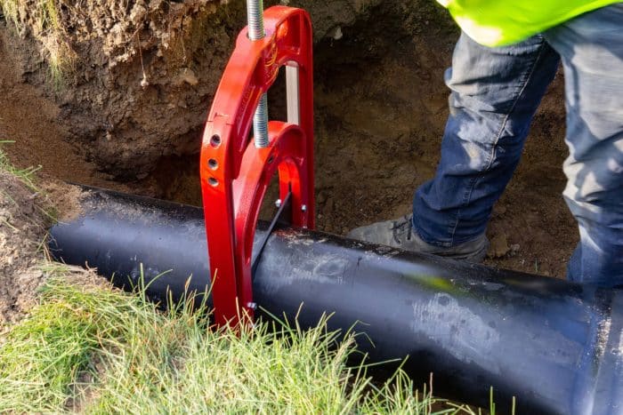 Cut More, Lift Less with REED Guillotine Pipe Cutters | Utility ...