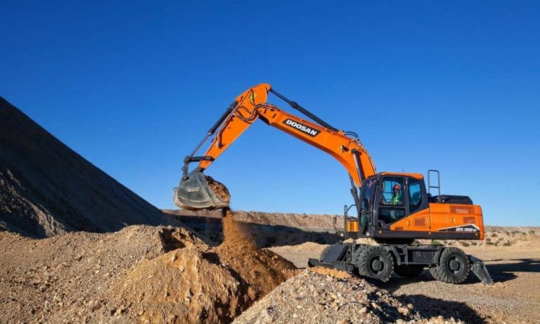 Next-Generation -7 Series Doosan Wheel Excavators