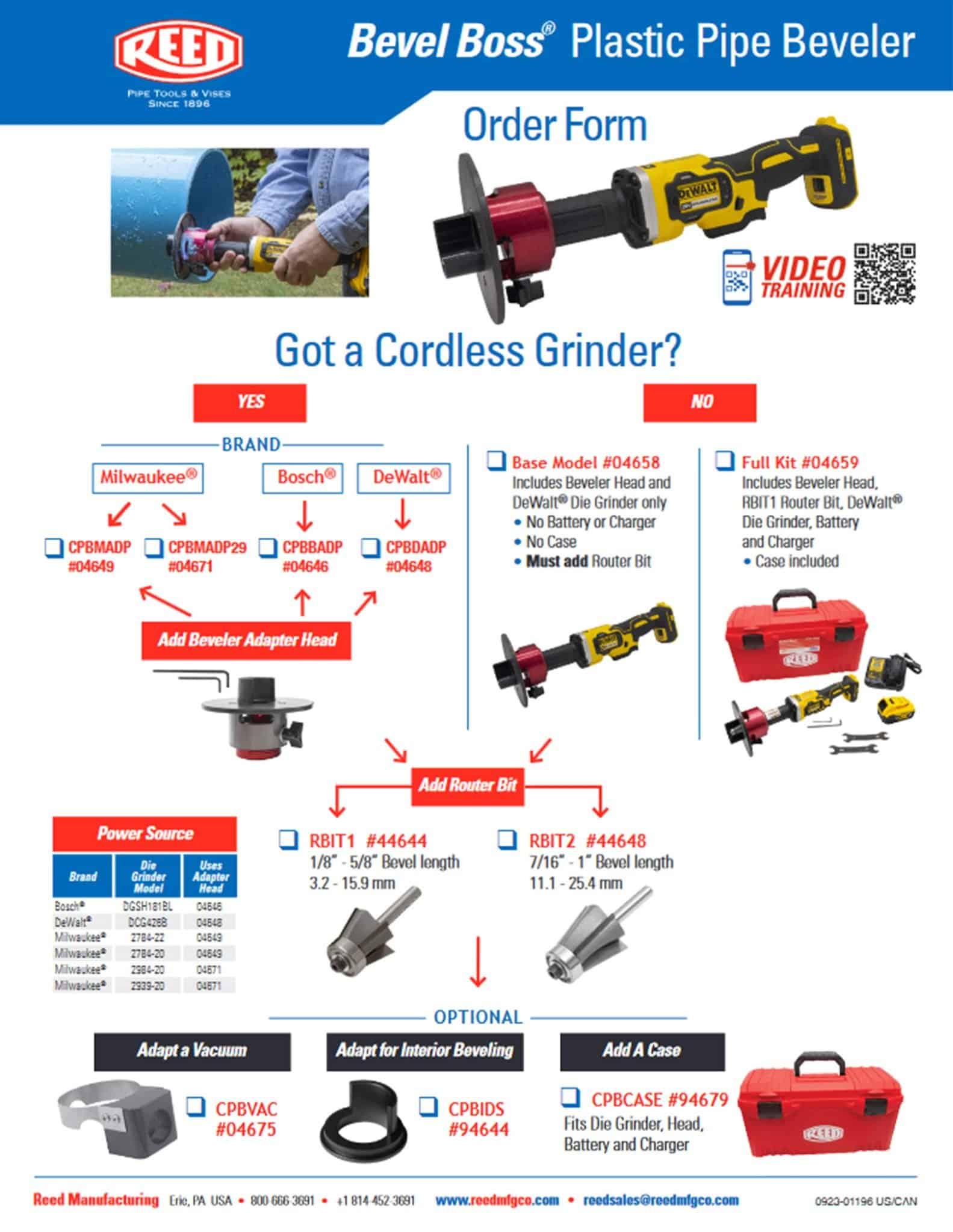 Bevel Boss® Cordless Pipe Bevelers | Utility Contractor Magazine